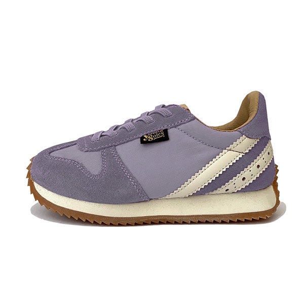 Keegan Kids Sneaker Lilac Textile and Suede – Young Soles London