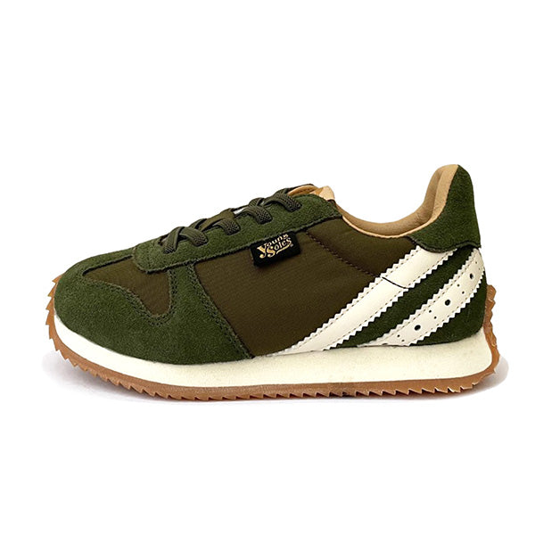 Keegan Kids Sneaker Olive Textile and Suede – Young Soles London